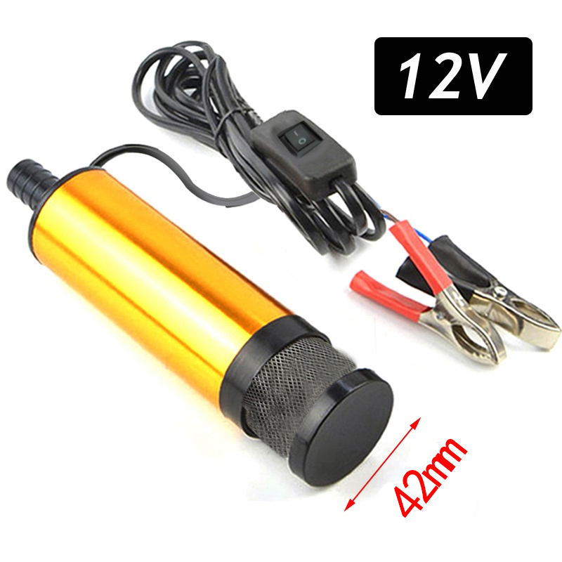 38mm 42mm Electric Car Oil Pump 12V 24V For Pumping Diesel Oil Water ...