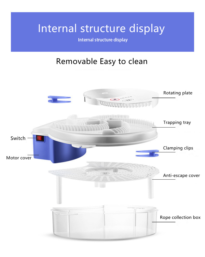 Electric Pest Control Device Insect Catcher Effective Electric Fly Trap ...