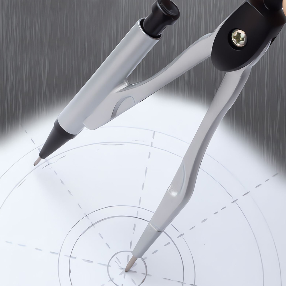 M&G 7-Piece Ruler And Compass Set (Metal Compass + Ruler + Triangle ...