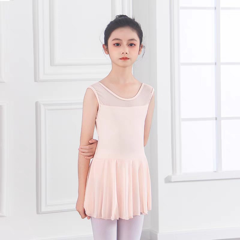 Sleeveless Ballet Dress Dance Leotards Girls Dancewear Tutu Ballet Kids ...