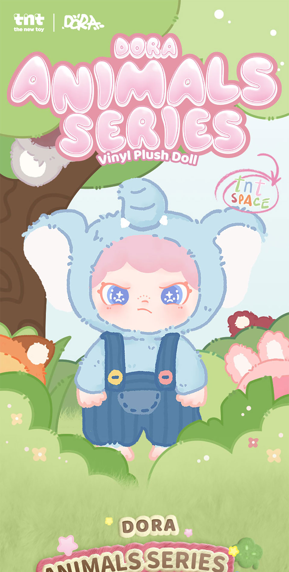 TNTSPACE DORA Animals Series Vinyl Plush Doll Blind Box Figure (Single Box) | Shopee Philippines