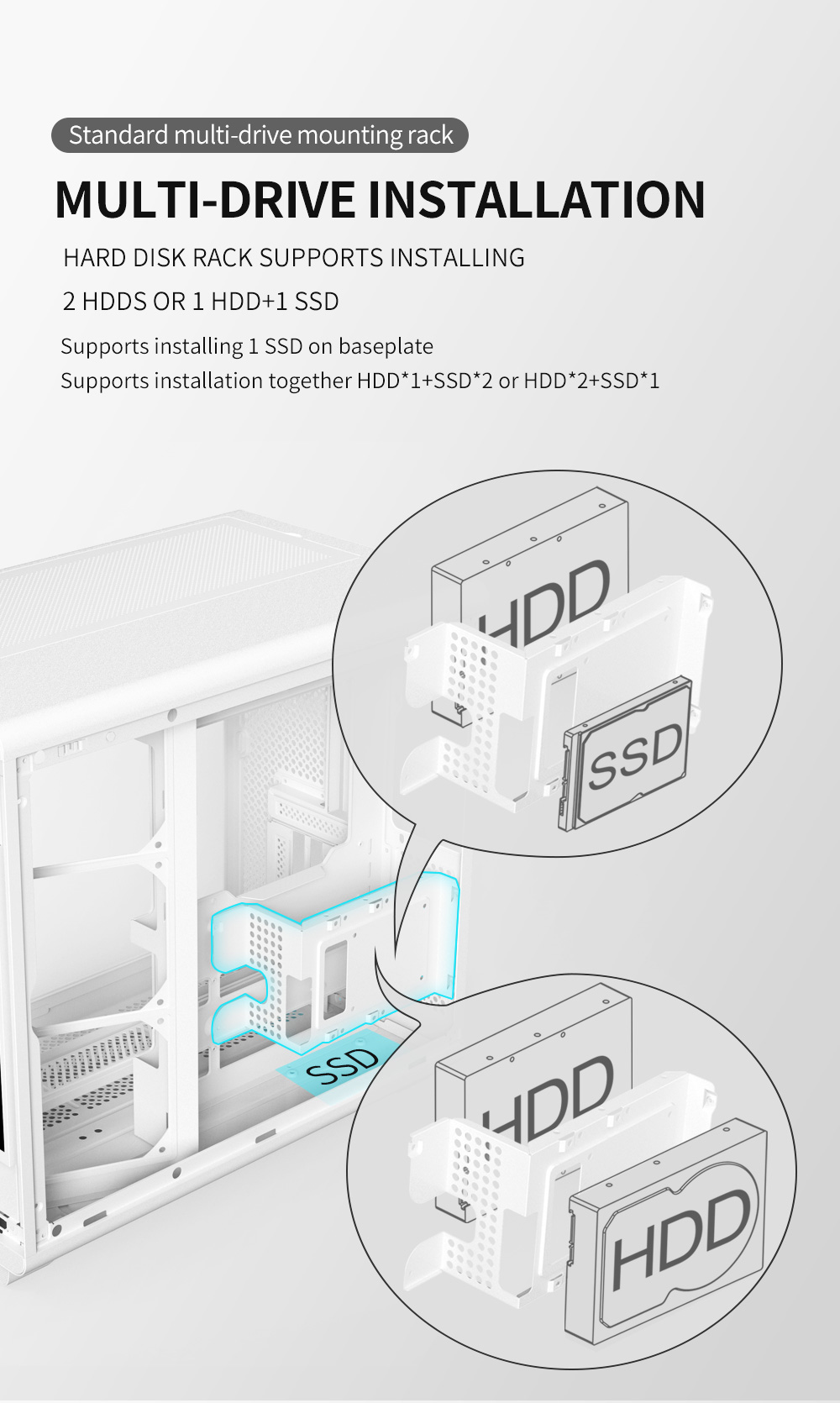 Acer Seaview Palace Pro Gaming PC Case With Argb 4Pcs Fan Screen ...