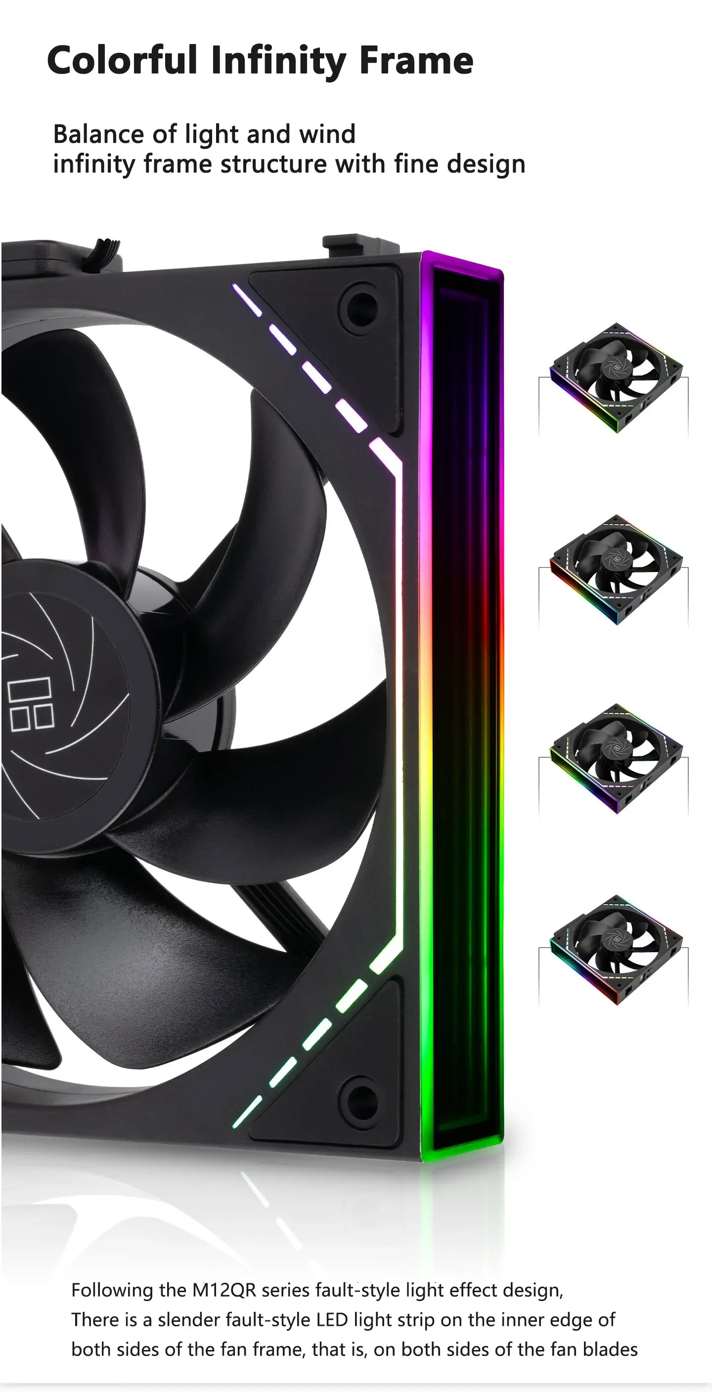 Thermalright TL-M12QRW X3 120mm White ARGB Reverse Fan CPU Fan ARGB ...