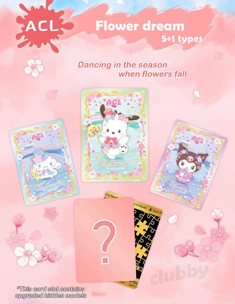 Sanrio cards whole box kuromi rare MR/PR/SKP card anime merch tcg board ...