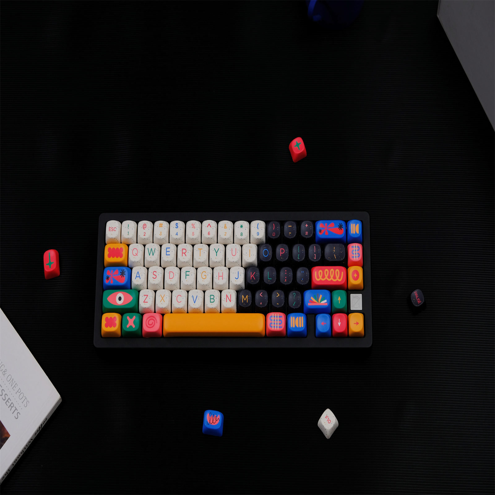 GMK Motif Keycaps 126 Keys PBT Material MOA Profile for CHERRY MX ...
