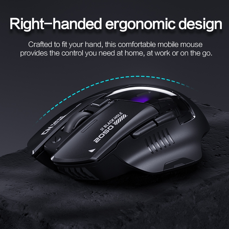 INPHIC A9 RGB Wireless Mouse Rechargeable 2.4GHz / Bluetooth5.0 ...