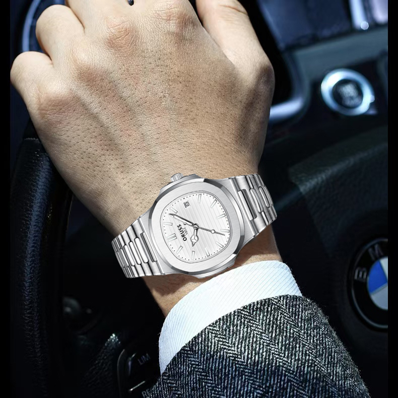 [Gift][With Box]ORUSS Original Brand Men Luxury Waterproof Stainless ...