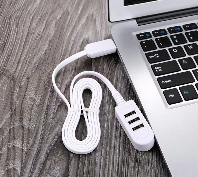 3-in-1 USB Extension Cable Hub Fast Charging Data Docking Station ...
