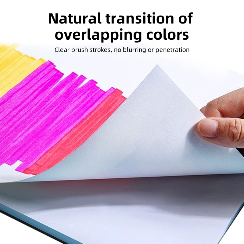 Marker Pad 78 Sheets 24K/A4 Professional Marker Paper 200GSM Sketch ...