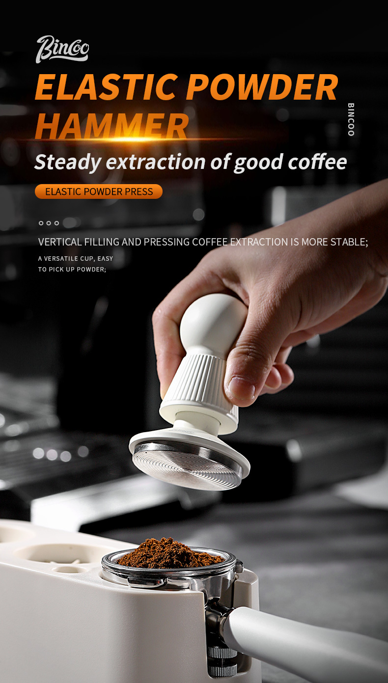 Bincoo Coffee Machine Handle Powder Hammer Elastic Powder Press ...