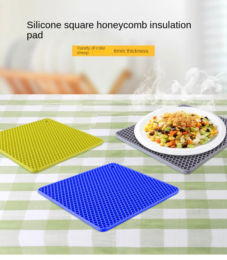 High Temperature Resistant Silicone Honeycomb Mat for Household ...