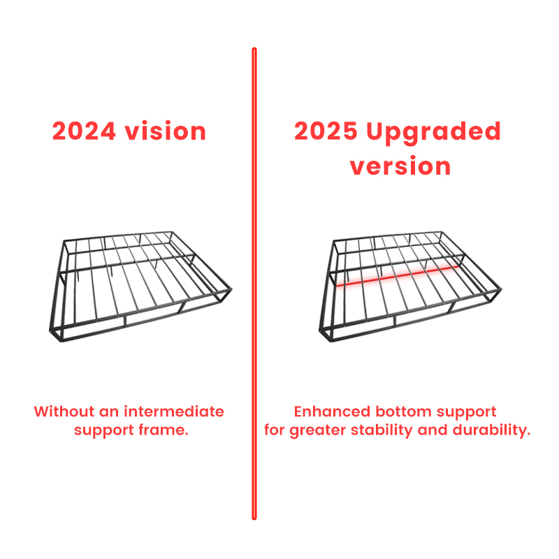 EXINHOME Lron Bed Frame Heavy Duty Bed Metal Bed Frame Steel Frame Bed ...