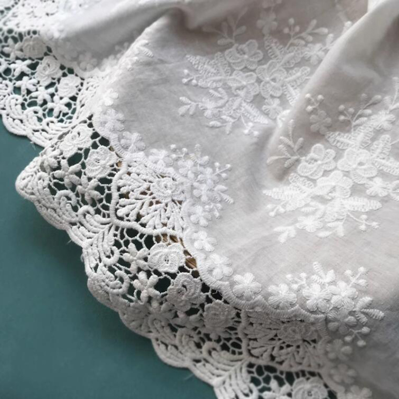 1 Yard High Quality Lace Accessories Embroidered Lace Fabric Pure ...