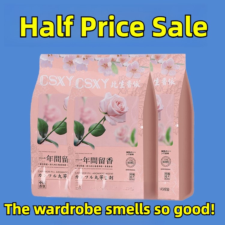 【BUY 1 TAKE 2】Floral Fragrance Camphor Balls Moth Balls Clothes Scented ...