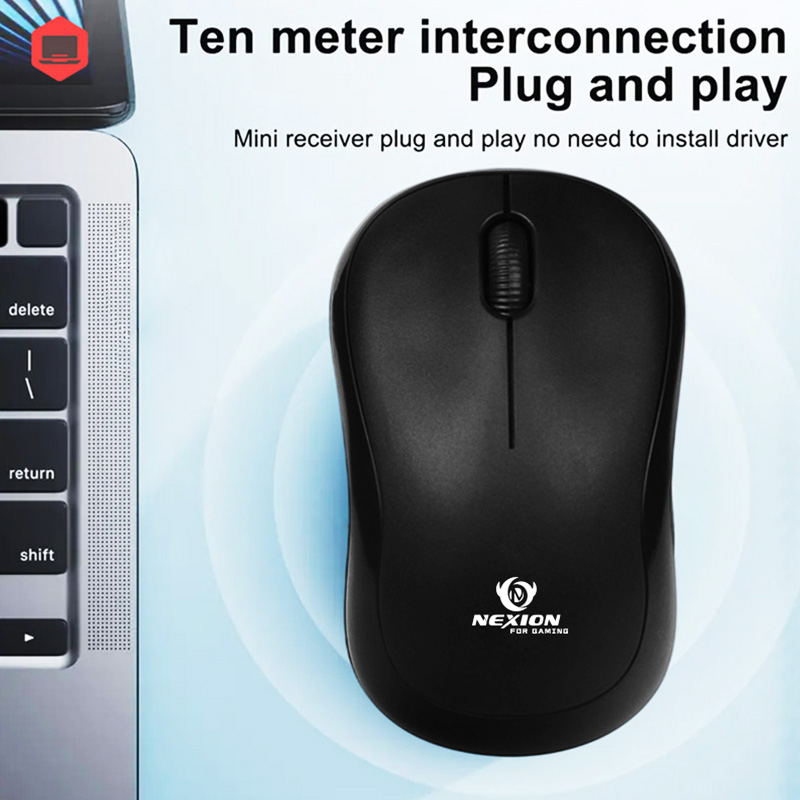 Nexion Wireless Bluetooth Mouse Silent Mice For Laptop (No USB Receiver ...