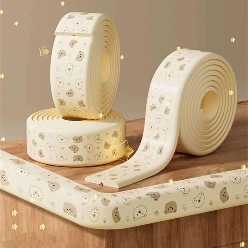 2m Soft Thick Baby Safety Desk Edge Guard Strip for Kids, L-shaped ...