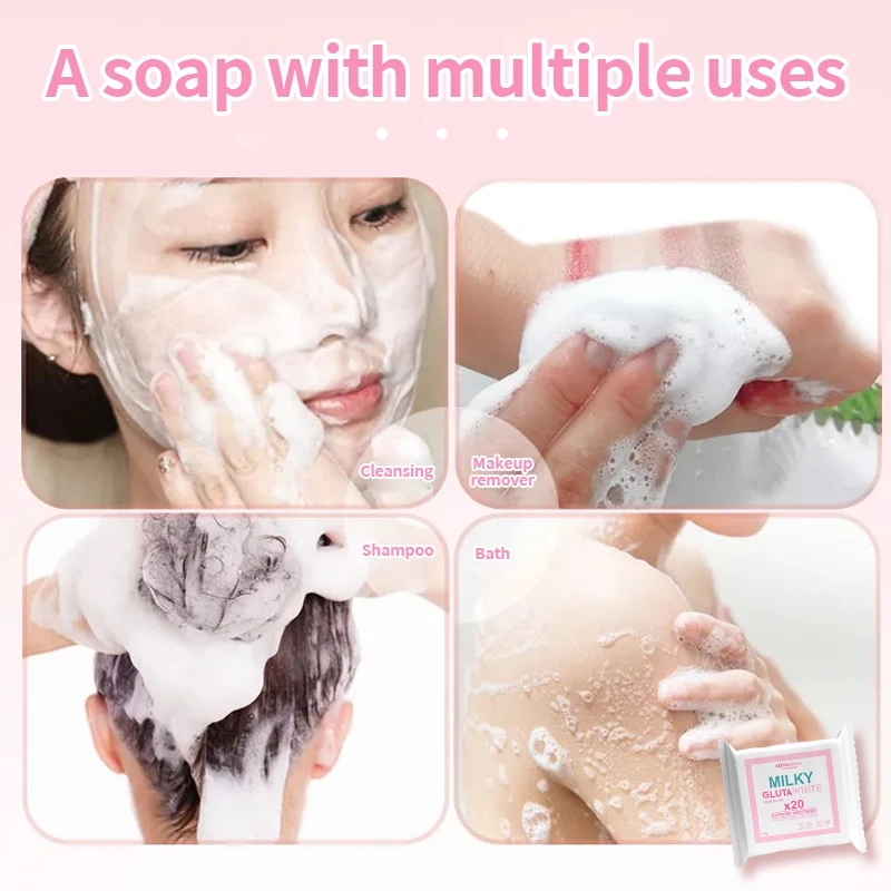 【BUY 1 TAKE 1】KEISHA WHITE MILKY GLUTA WHITE X20 EXTREME WHITENING SOAP ...