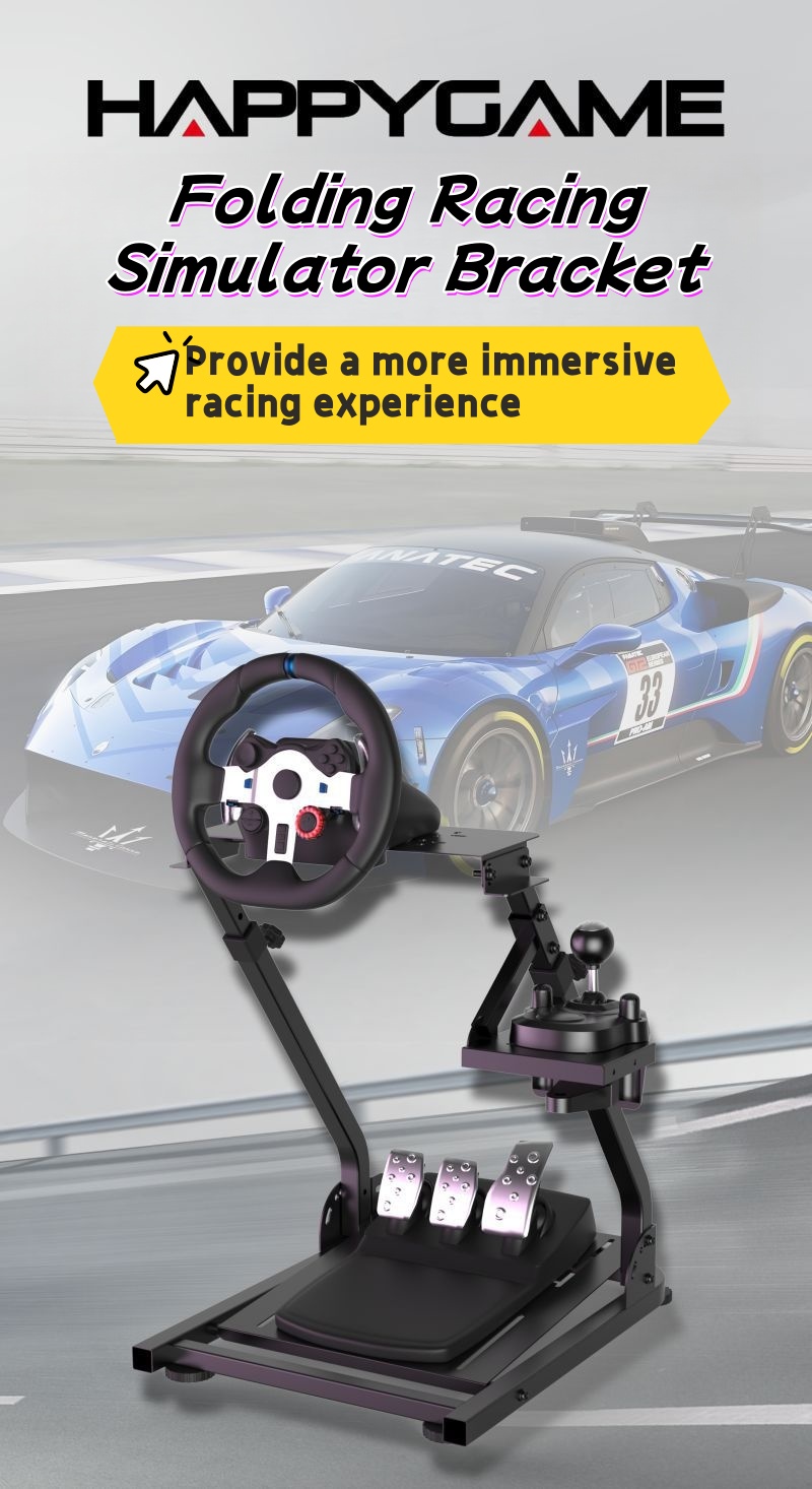 Folding Racing Game Simulator Steering Wheel Bracket for Logitech G29 ...