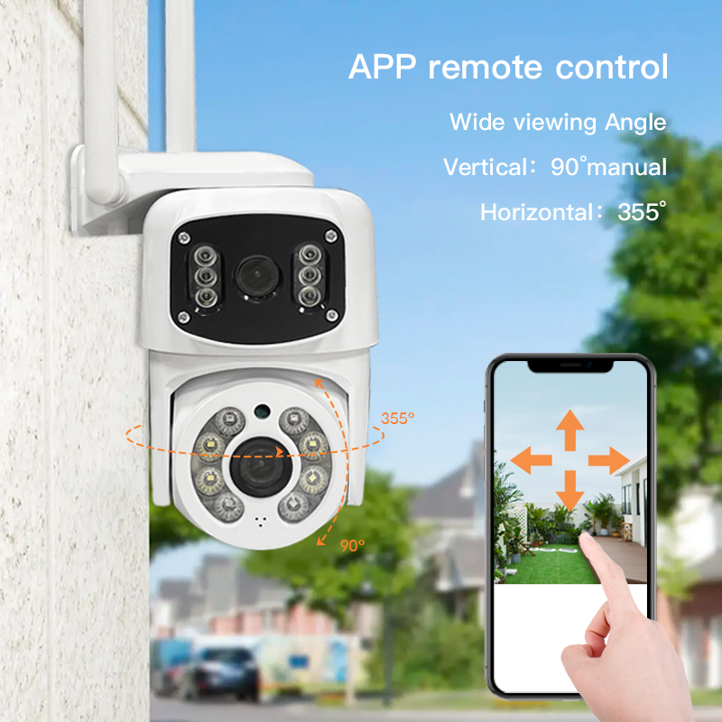 V380 PRO BP3 1080P Dual Lens Security IP CCTV Camera Wireless Outdoor ...