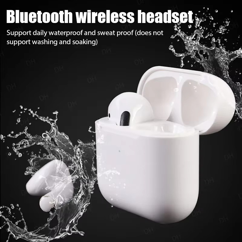 Mini TWS Pro 4 Wireless Bluetooth Earphone HiFi Stereo Headphone Noise ...