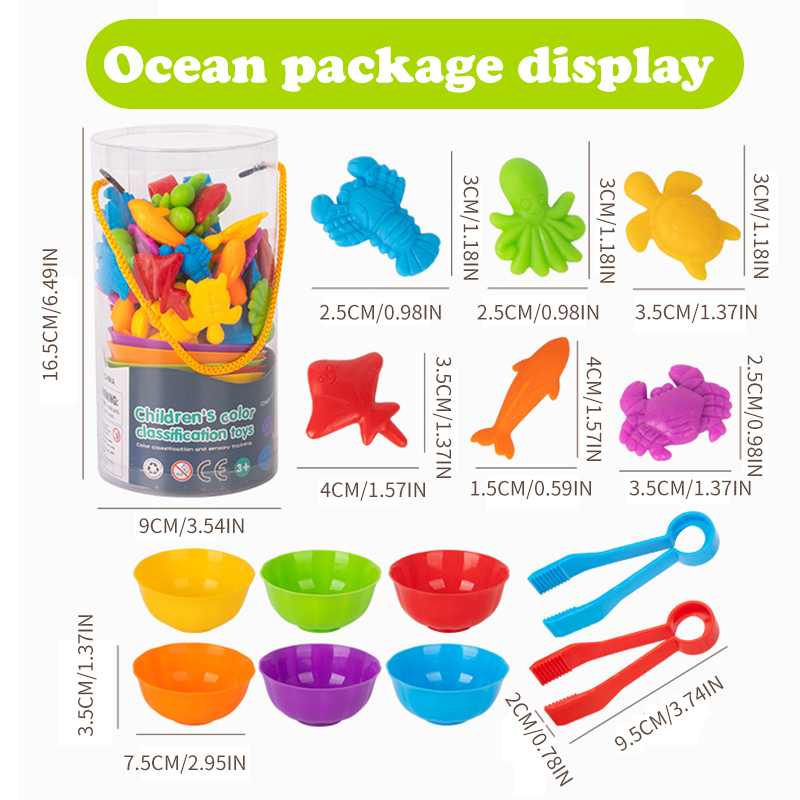 Early Education Classification Toys 5 Styles Colors Montessori ...