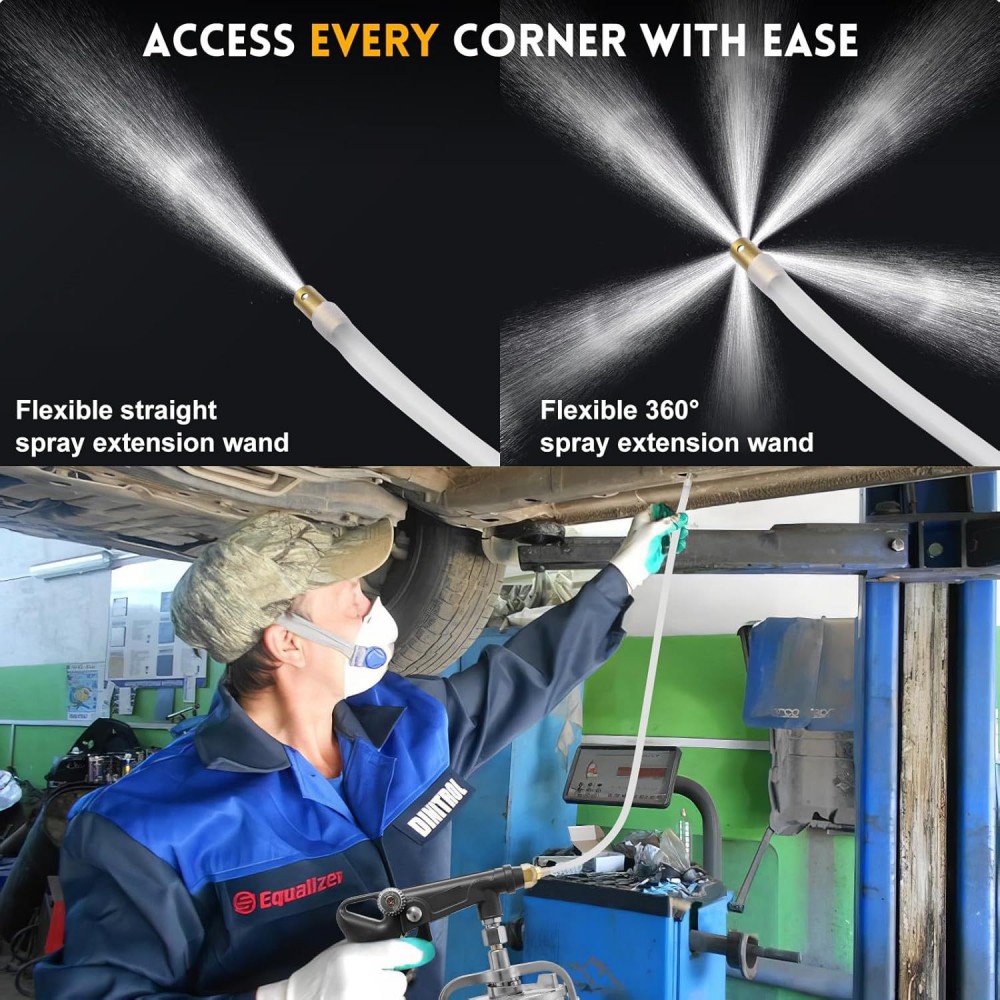 Automotive Chassis Armor Glue Spray Gun DO-15 Pneumatic Anti Rust Gun ...