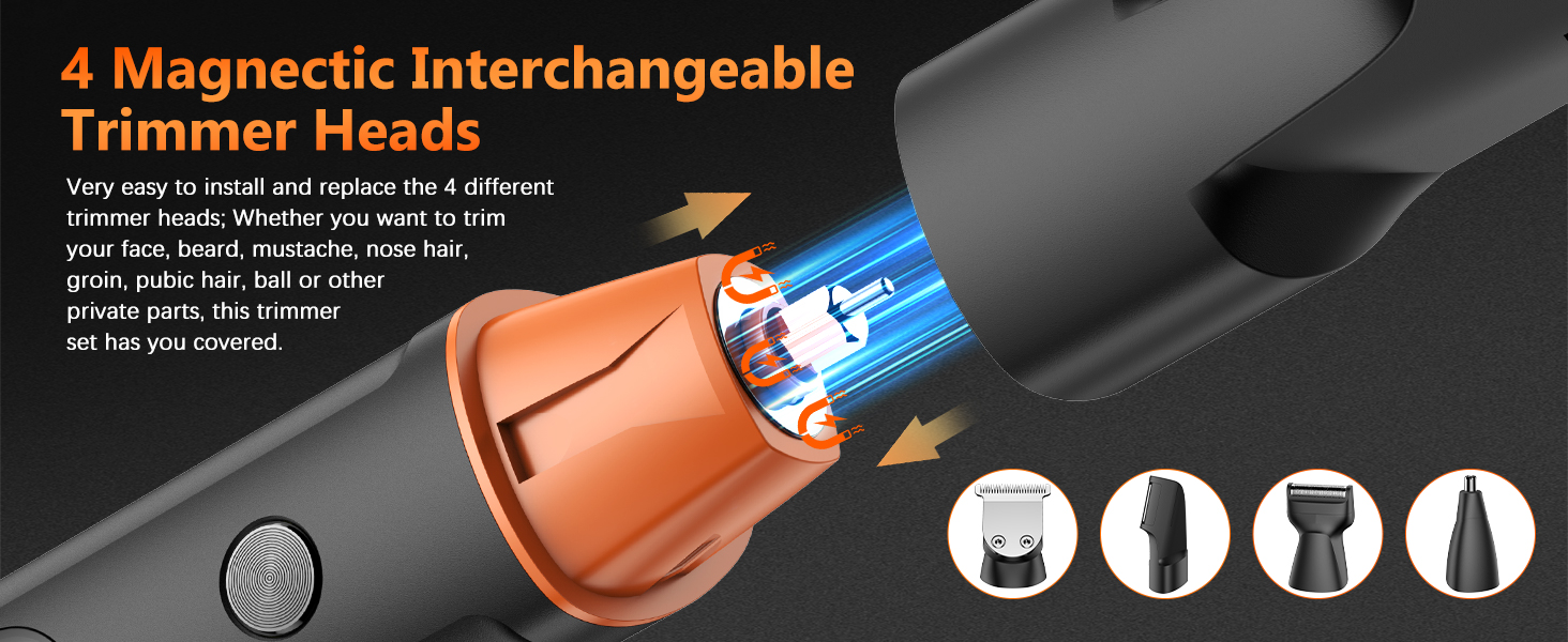 Maxgroom Men's Electric Shaver IPX6 Waterproof Electric Shaver 4 in 1 ...