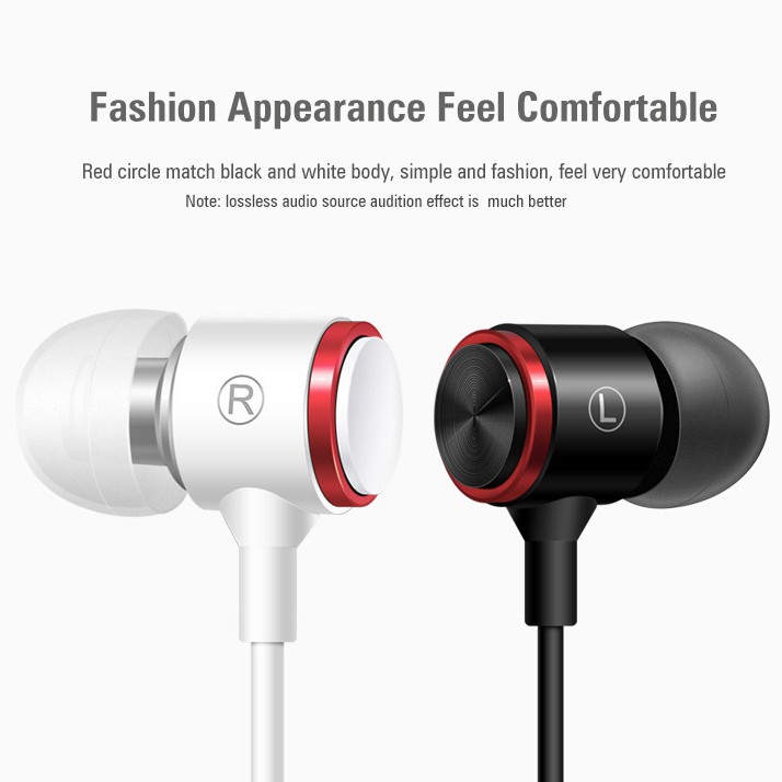 SPRISE Extra Bass Stereo Metal Earphones With Earphone Case Noise ...