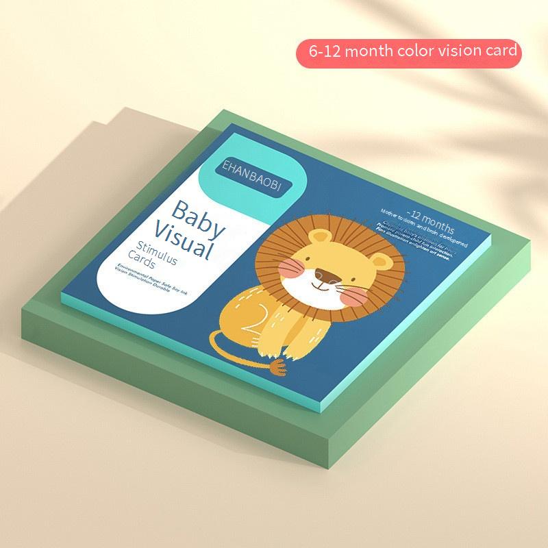 Black White Visual Stimulation Cards For Newborns 0-3 Months, Infant ...