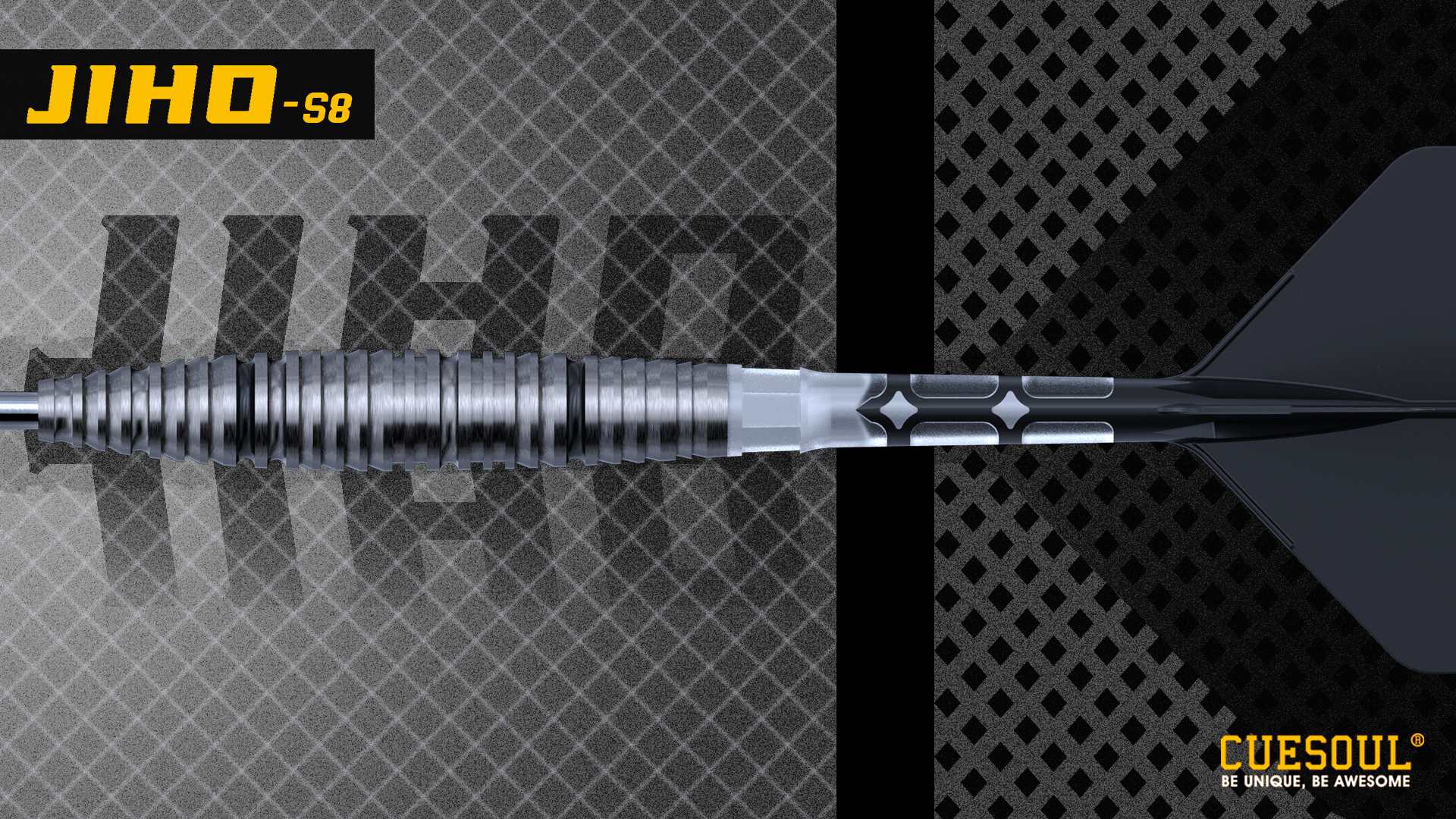 CUESOUL JIHO S8 21/23g Steel Tip 90% Tungsten Dart Set with Unifying ...