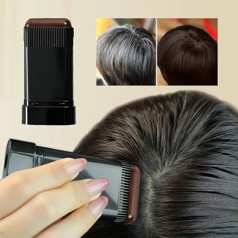 【X-mas】Temporary Hair Beard Color Stick, Rapid Coverage, and Color ...