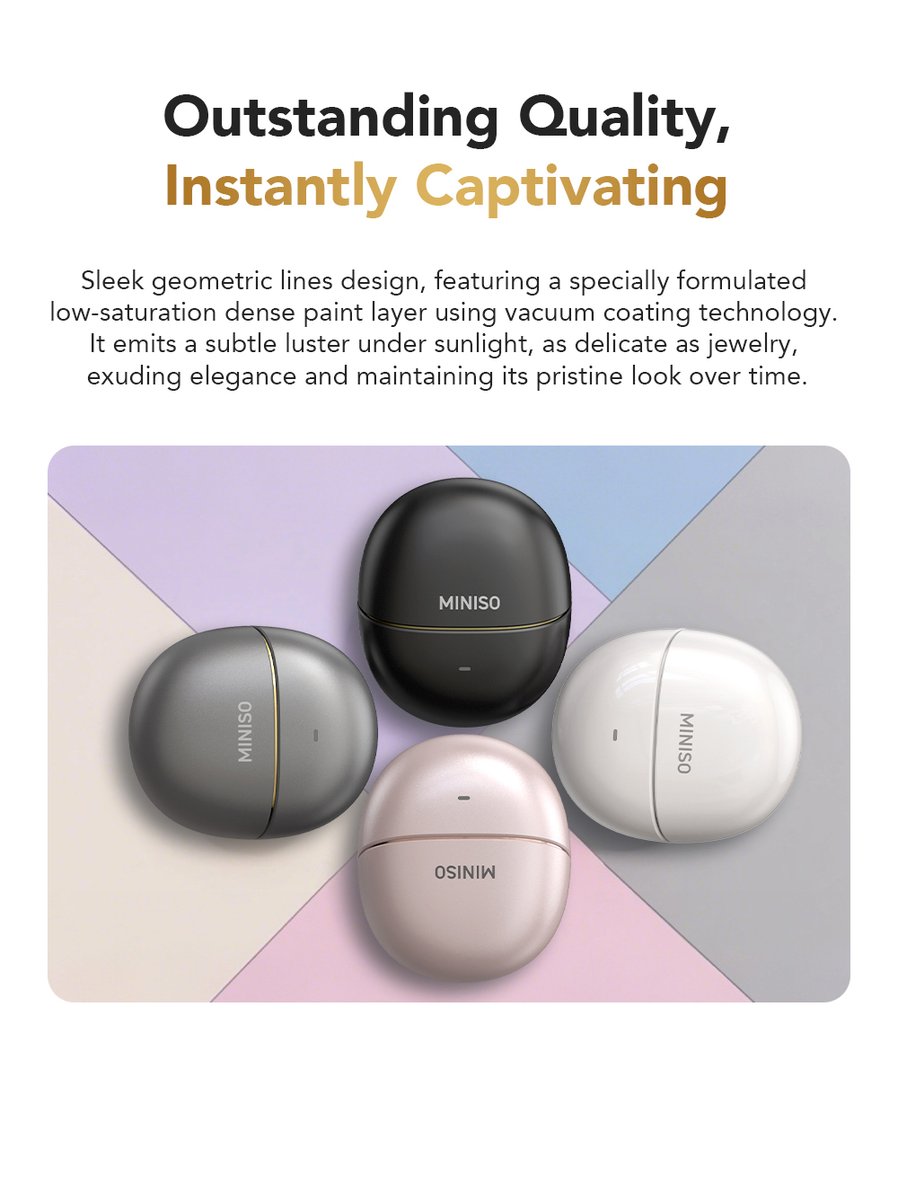 MINISO MS209 AI translation headphones V6.0 Bluetooth headphones HD ...