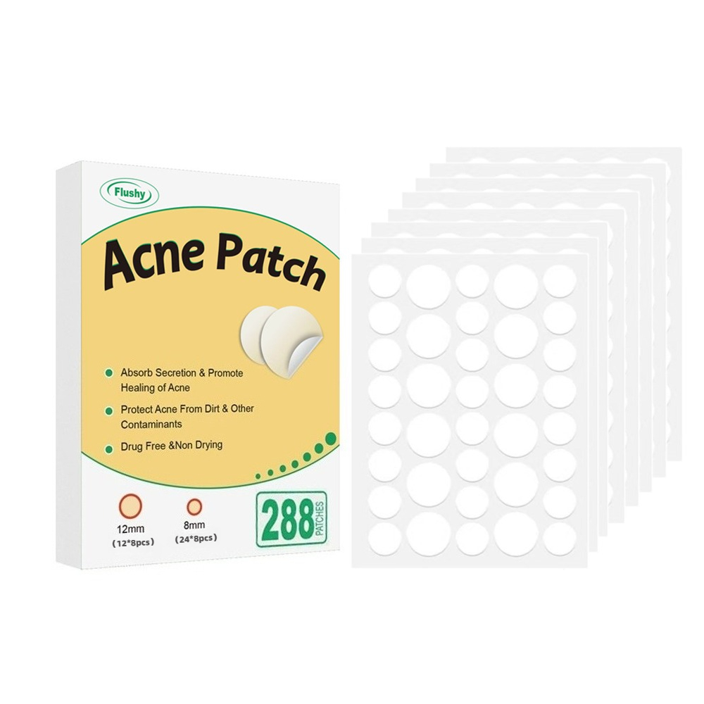 288 Pcs Pimple Patches for Face, Hydrocolloid Acne Patches to Cover ...