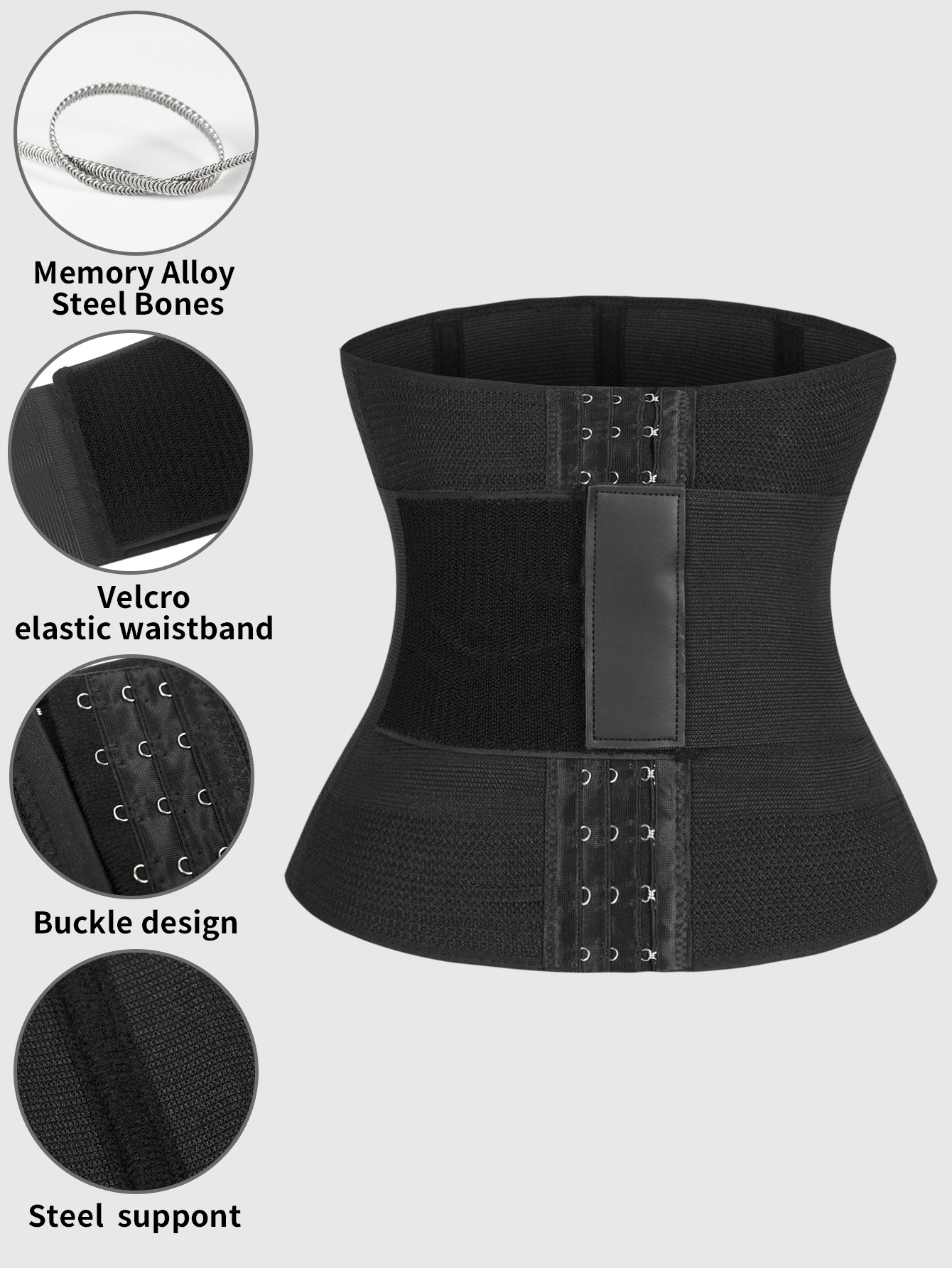 Women's Adjustable Waist Belt - Tummy Control Shaping Belt with Buckle ...