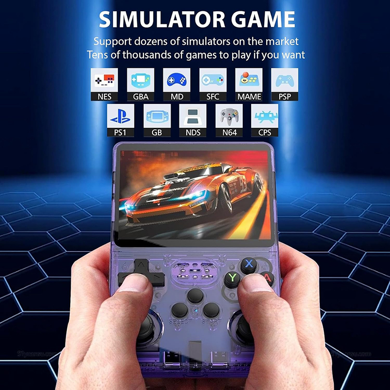 R36S Handheld Game Console 3.5Inch IPS Screen 128G Classic Retro Games ...