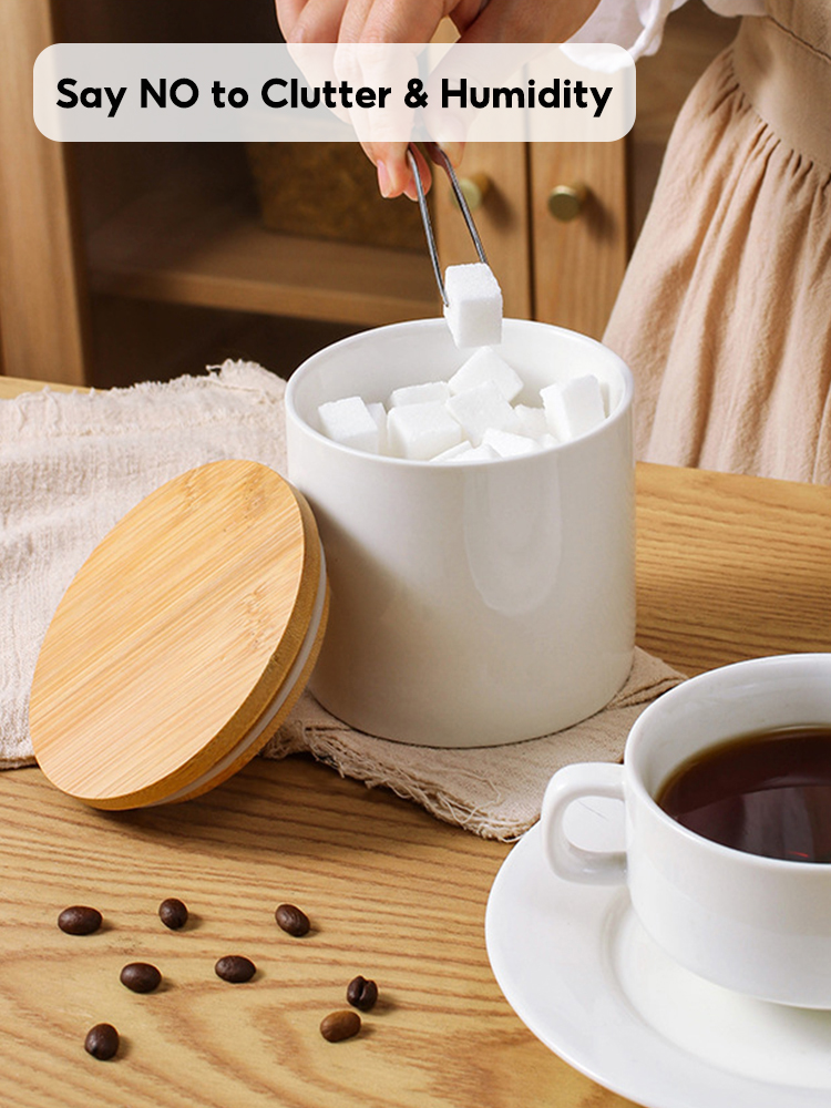 MBB Ceramic Sealed Containers with Lid - Heat-Resistant Storage Jar for ...