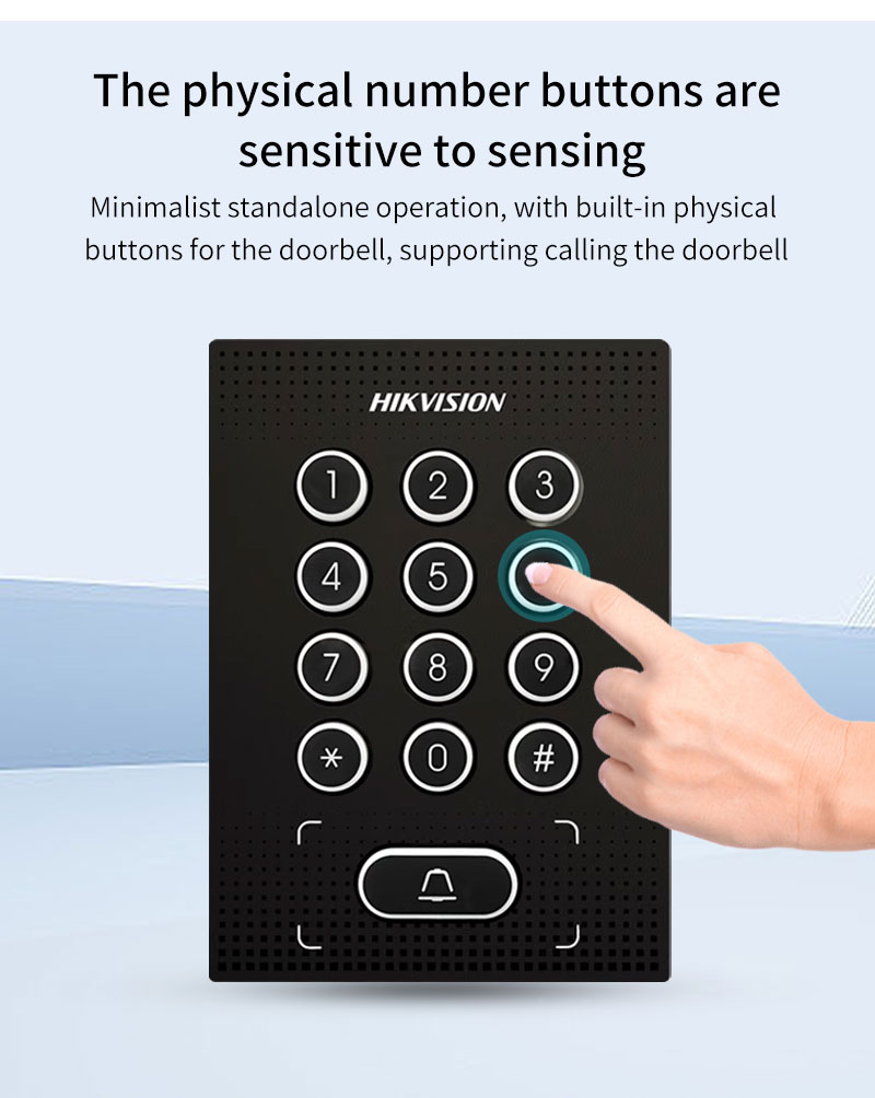 Hikvision Access Control NFC CPU Card Door Lock Opener Door Station ...