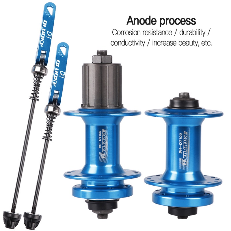 BLOOKE Hubs 32 Holes Bike Ball Bearing Aluminum Alloy Disc Brake Hub MTB Cassette Hubs 36 Holes ...