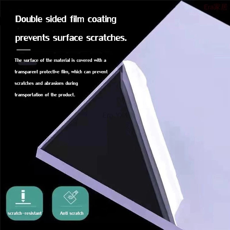 【24h Ship】PC Full Transparent Lighting Board Endurance Board Plastic ...