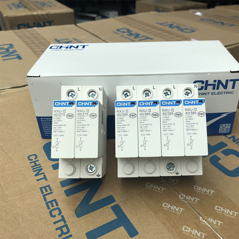 CHINT NXU-II NXU-IIG Surge Protective Device 2P 3P 4P 15kA 40KA 20KA ...