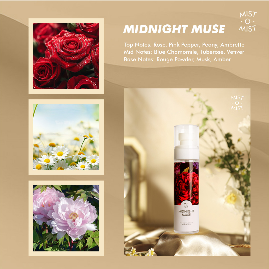 [Best Seller] Mist-o-Mist Midnight Muse 100ml - Long Lasting Floral ...