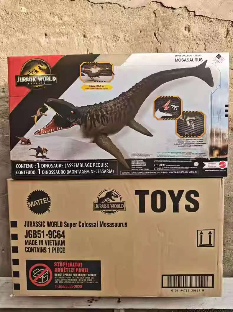 Jurassic World Rebirth Super Colossal Mosasaurus Action Figure ...
