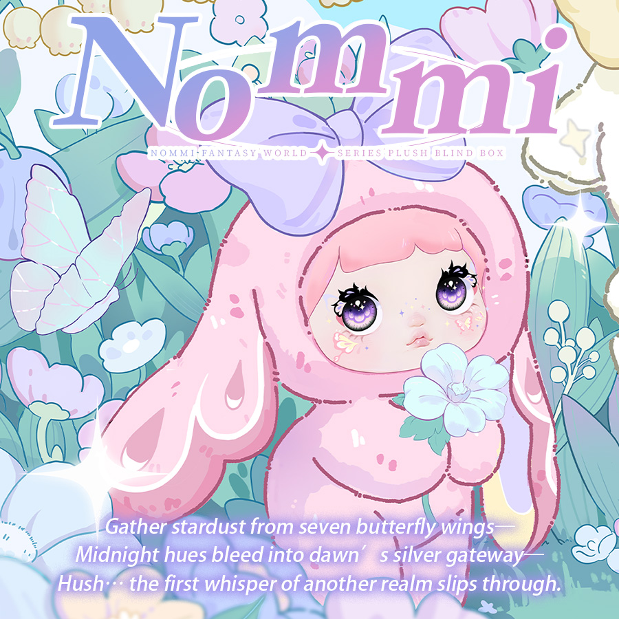FUNCINATING x NOMMI Fantasy World Series Plush Blind Box Whole Set (6 ...