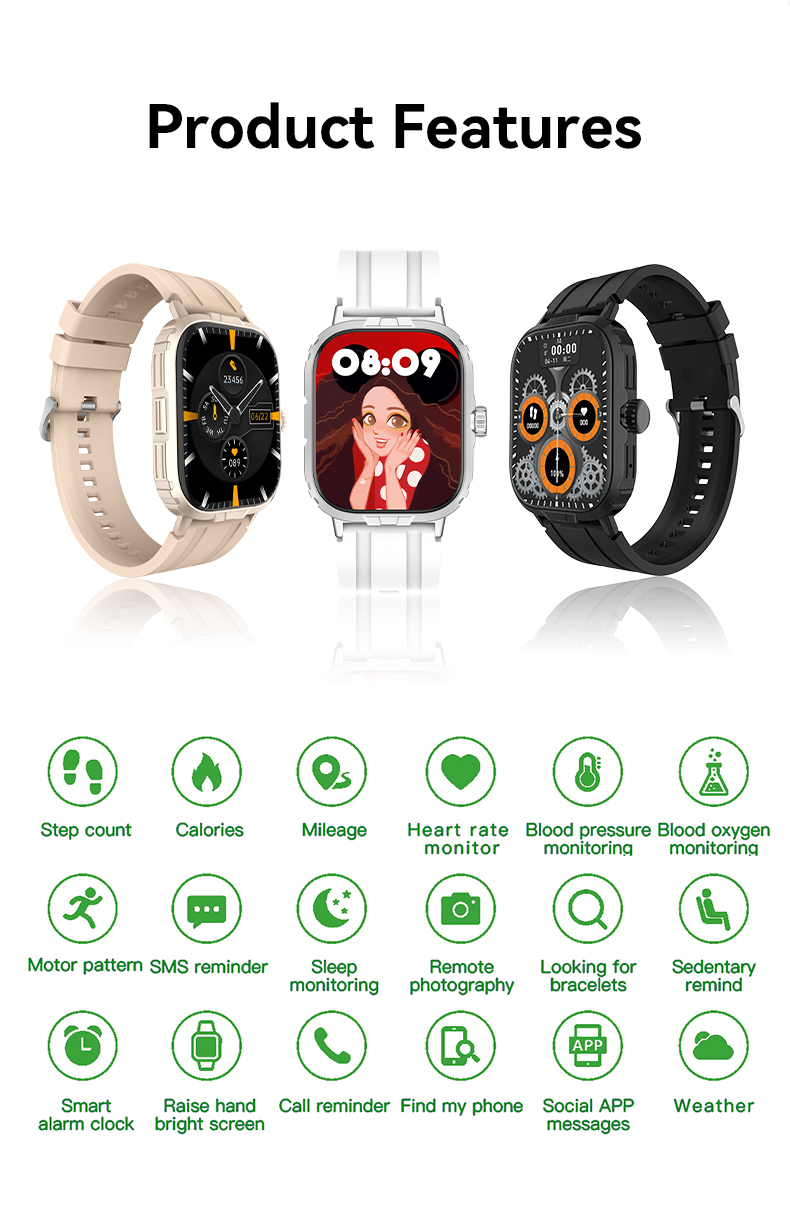 L18 Smart Watch - Fitness Model Smart Watch with 2.01" Full Touch ...