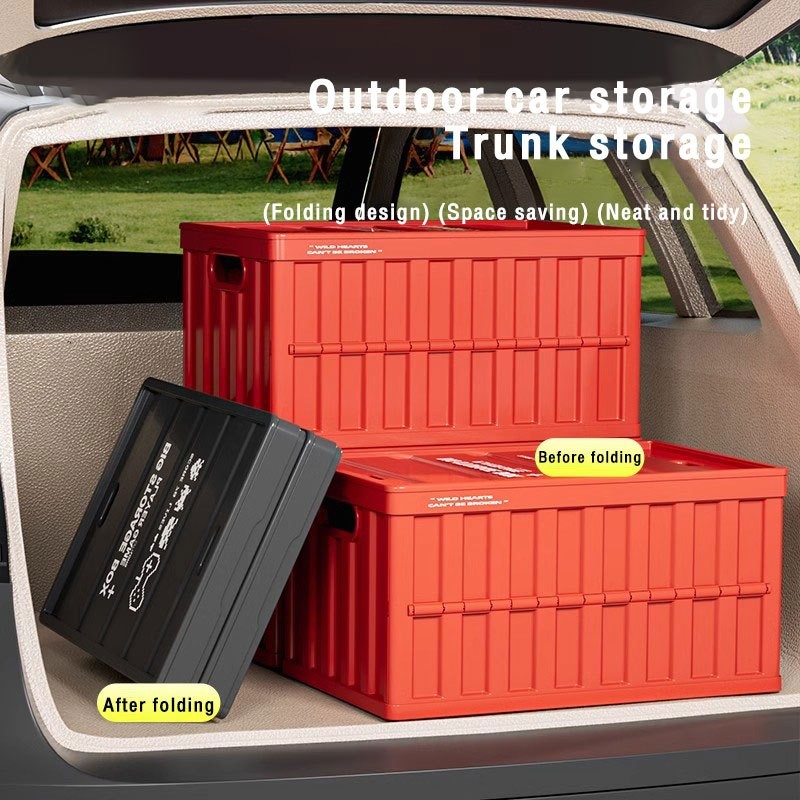 Outdoor Camping Box 20/30L/55L Capacity Storage Box Car Trunk Foldable ...