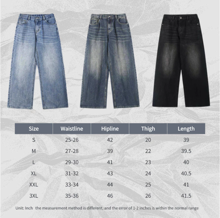 IM Baggy Jeans Swagger Style Denim Maong Pants for Women Dancer Hiphop ...