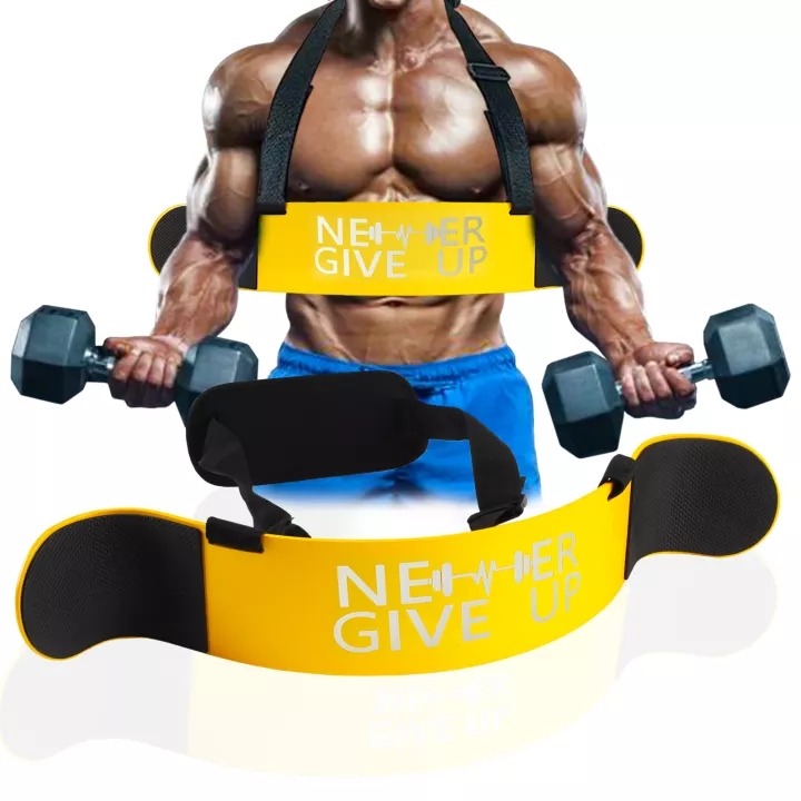 Bicep Isolator Arm Blaster Bombe Biceps Fitness Equipment Training ...