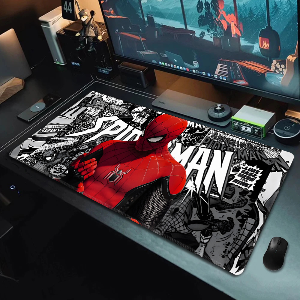 Mouse Pad Gaming Marvel Characters Spider Man Mousepad Large Customize ...