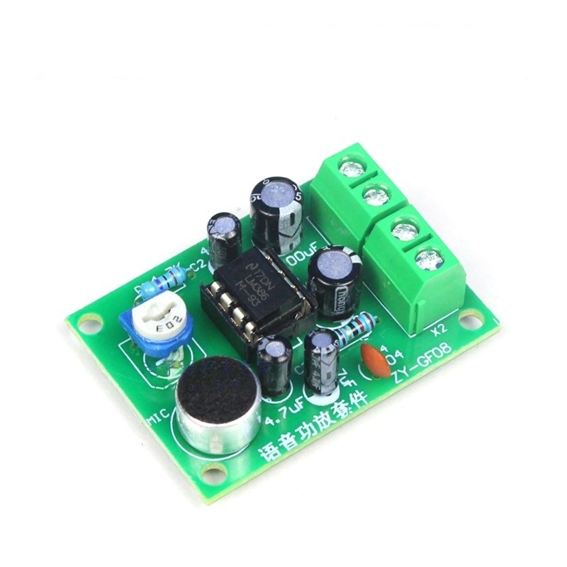 LM386 Megaphone Voice Power Amplifier Kit Microphone Head Sound ...