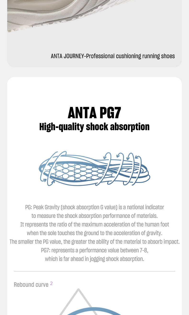 ANTA Men Journey PG 7 Running Shoes 2E Widefoot Walking Ourdoor Jogging ...